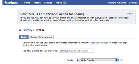 Facebook permite abrir los perfiles de sus usuarios al mundo – Denken Über